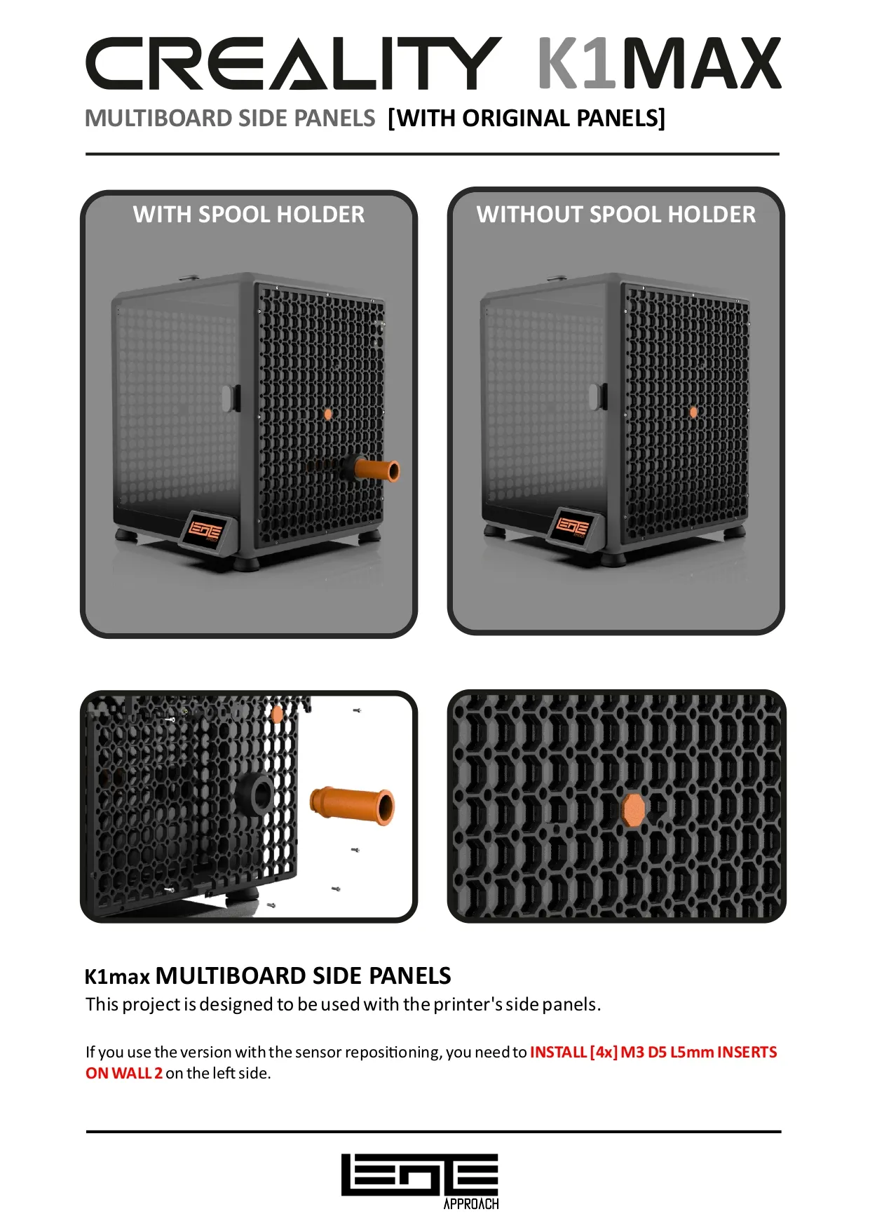 3D Printer Files | 3MF File | CREALITY K1max - MULTIBOARD PANELS [WITH ...