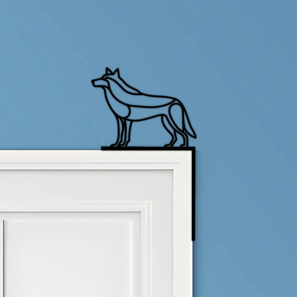 Home Decorations & Ornaments STL Download - Wolf Door Corner Decorby OALPO