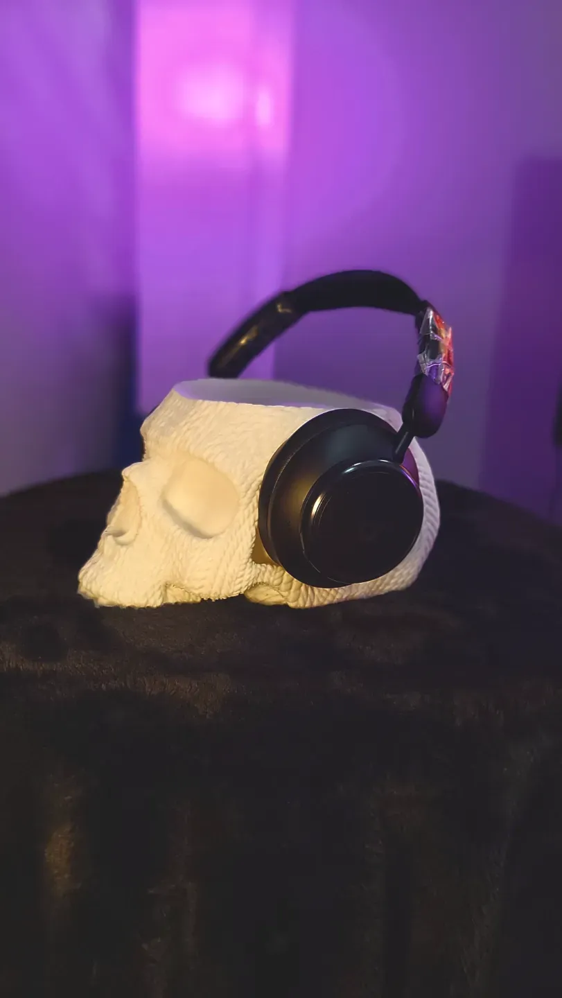 3D Printer Files | 3MF File | Knitted Skull Headphone Holders ...