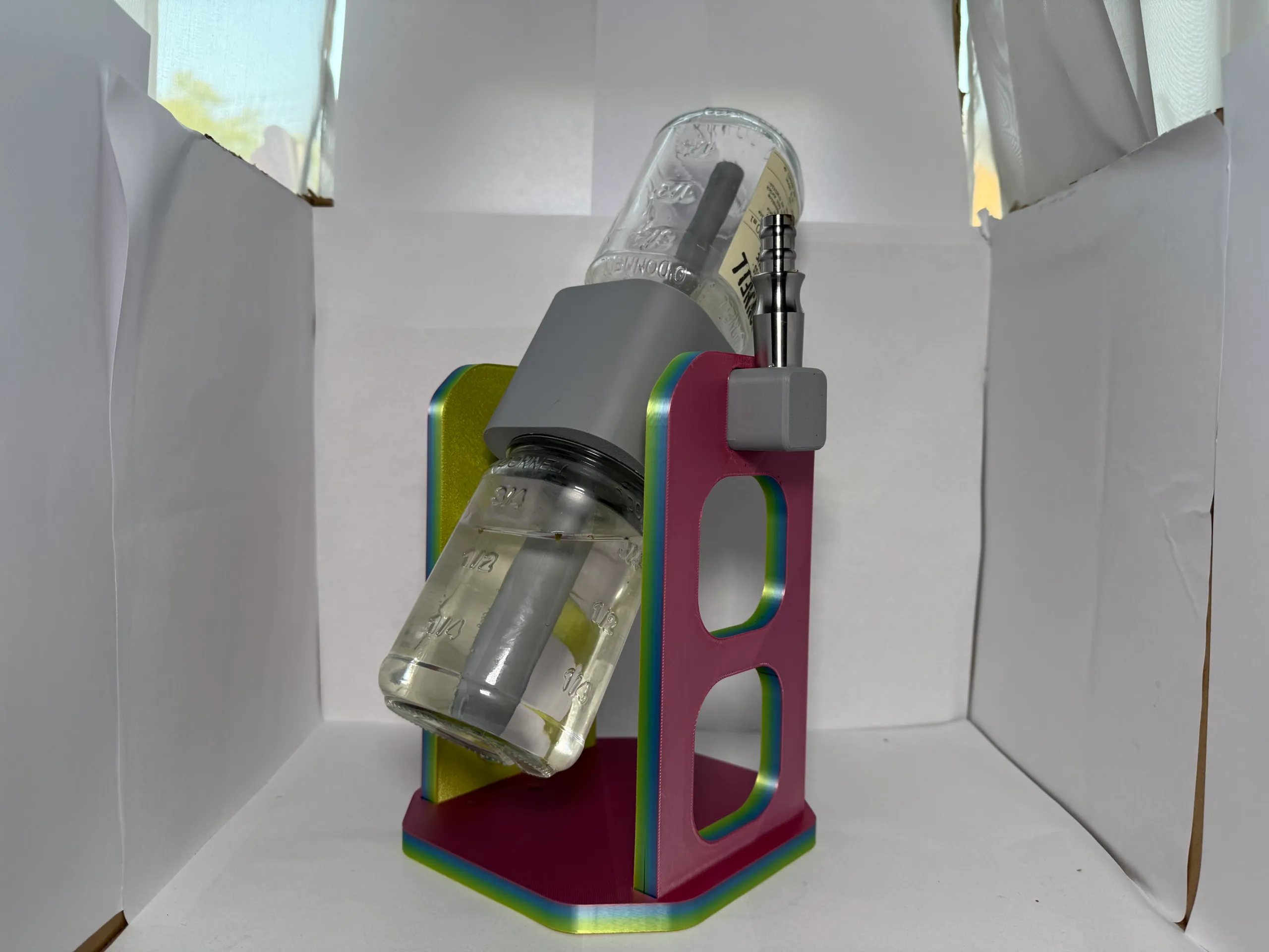 3D Printer Files | 3MF File | Free Gravity Bong/ Hookah – Mason Jar ...