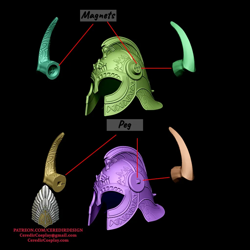 Cosplay STL Download - Helm Hammerhand Helmet lord of the rings 3D ...