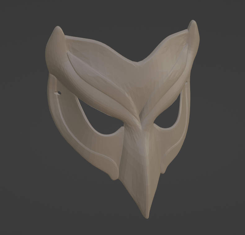 Wearable Venetian Owl Mask | 3D models download | Creality Cloud