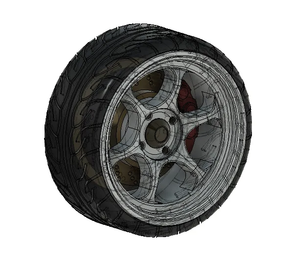 Vehicles & Machinery STL Download - Advan RGD2 wheelsby Milo Cassano