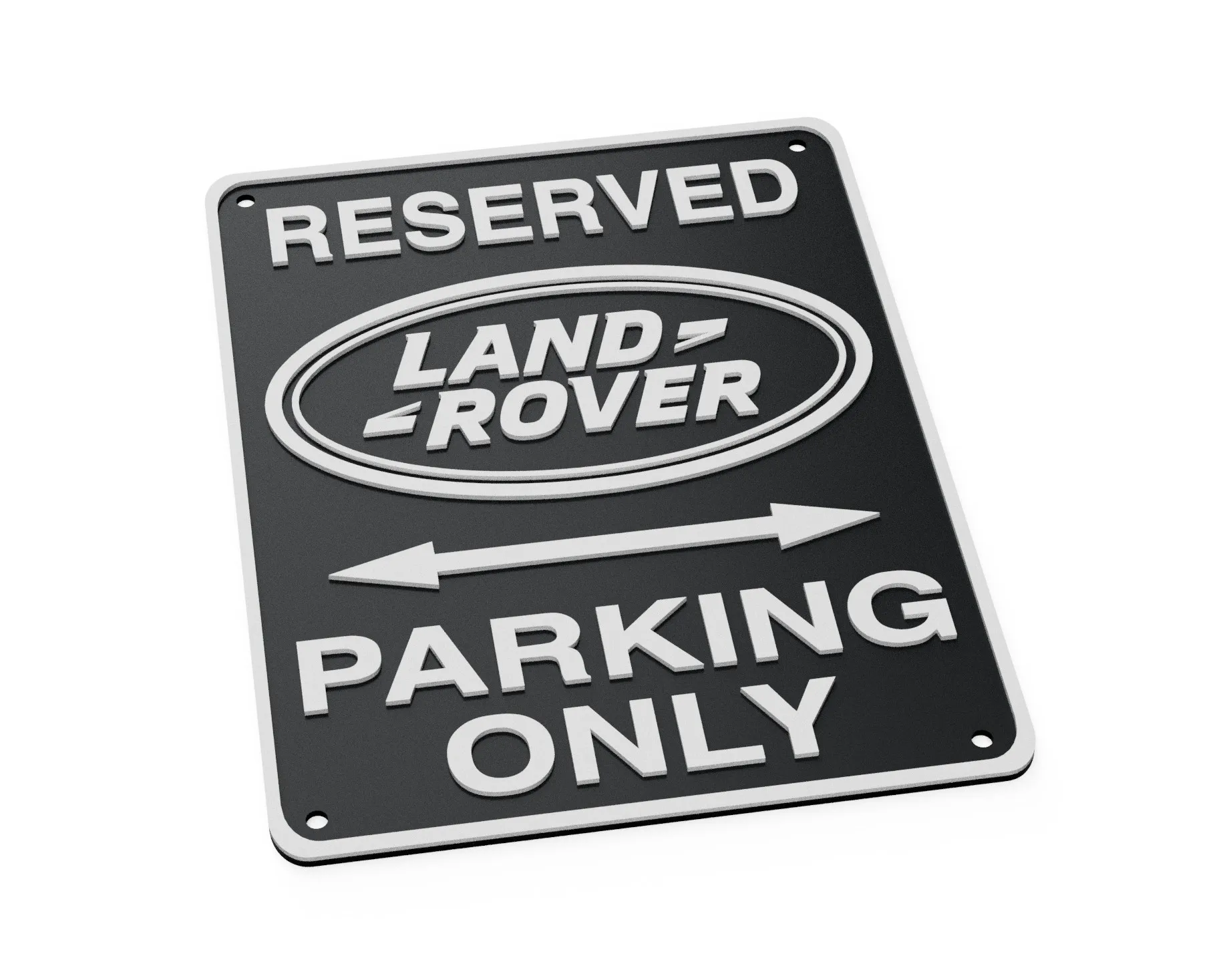 Easy Print Land Rover Defender Discovery Garage Parking Sign | 3D ...