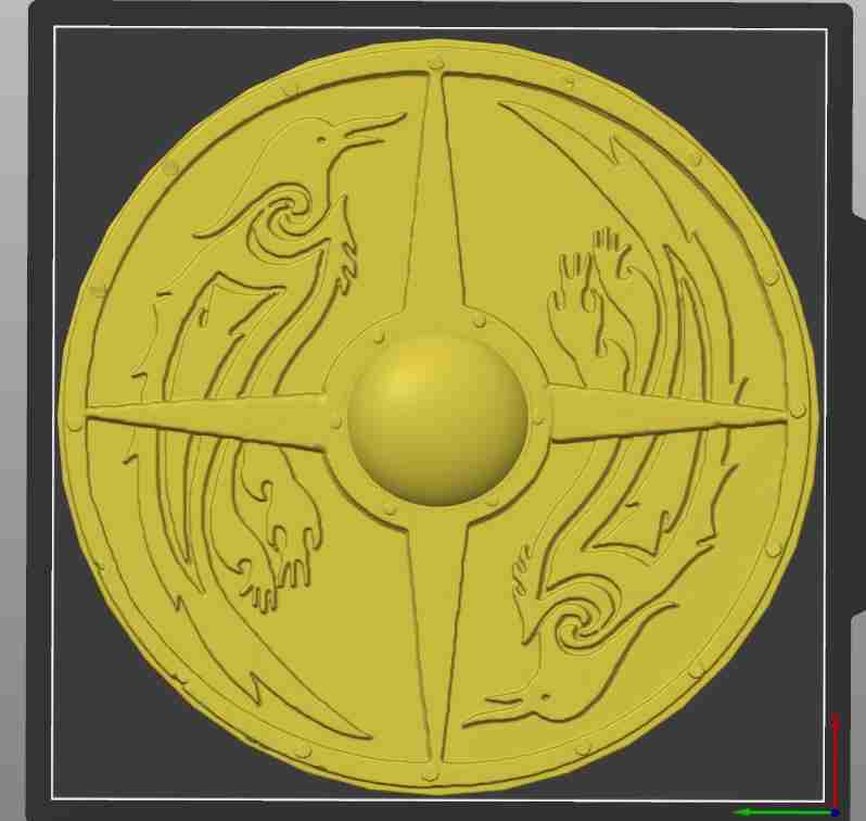 valhalla eivor viking shield | 3D models download | Creality Cloud