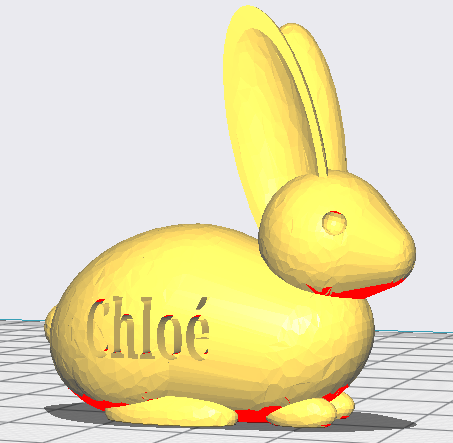 Rabbit model with name | 3D models download | Creality Cloud