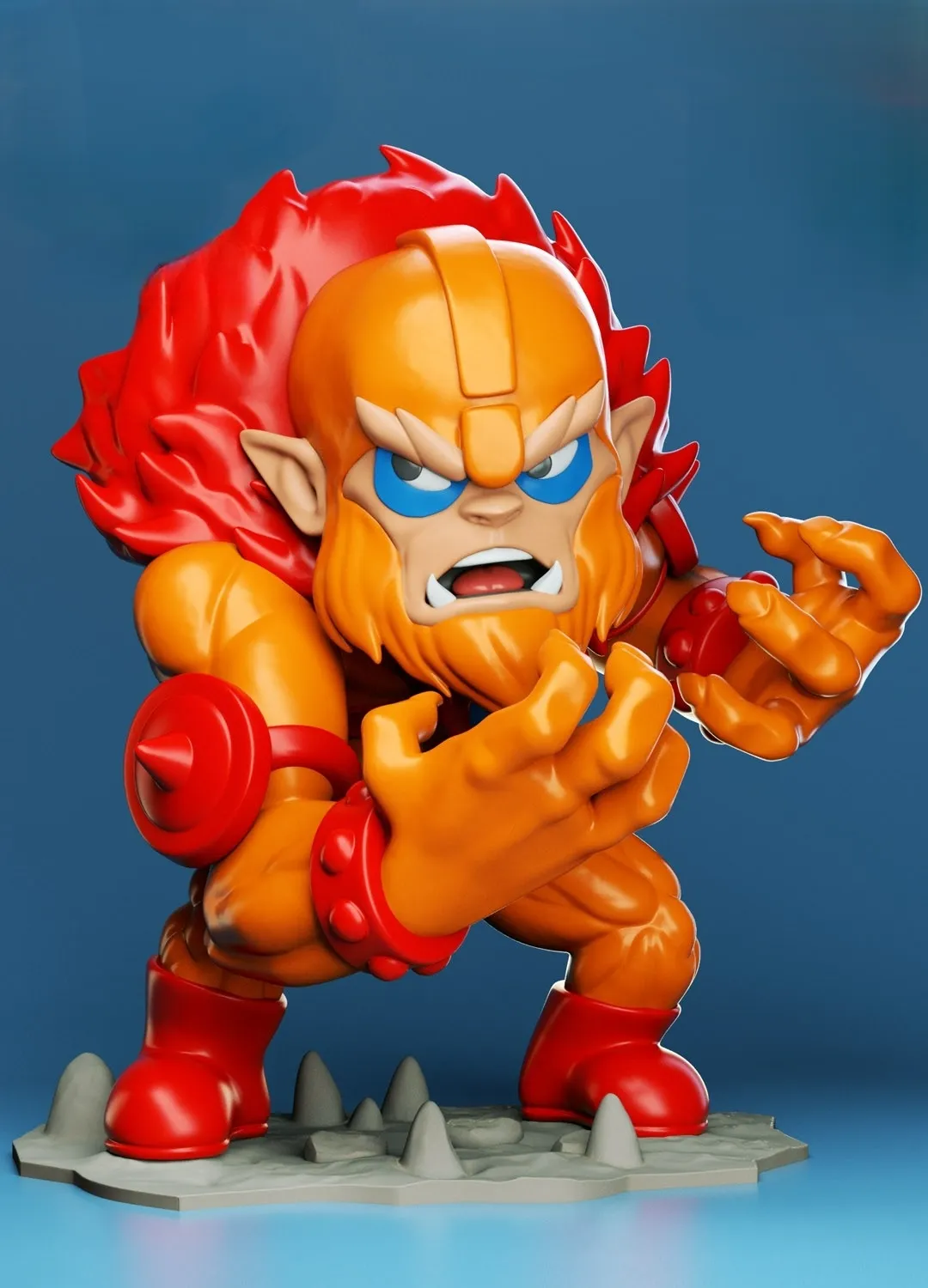 Characters & Creatures STL Download - 🔥 Chibi Bestial Fury - ¡La Furia ...
