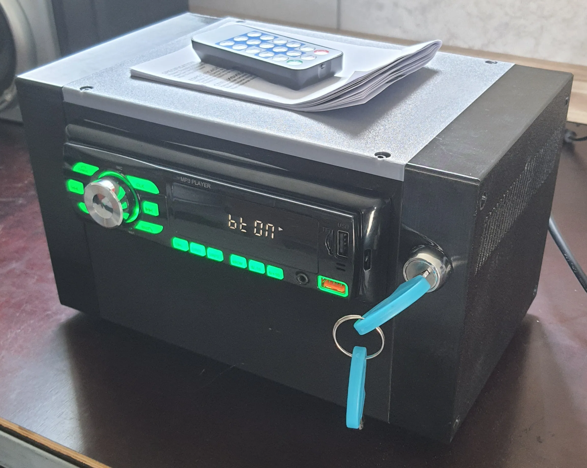 3D Printer Files | 3MF File | Car radio enclosure (1 DIN) | Creality Cloud