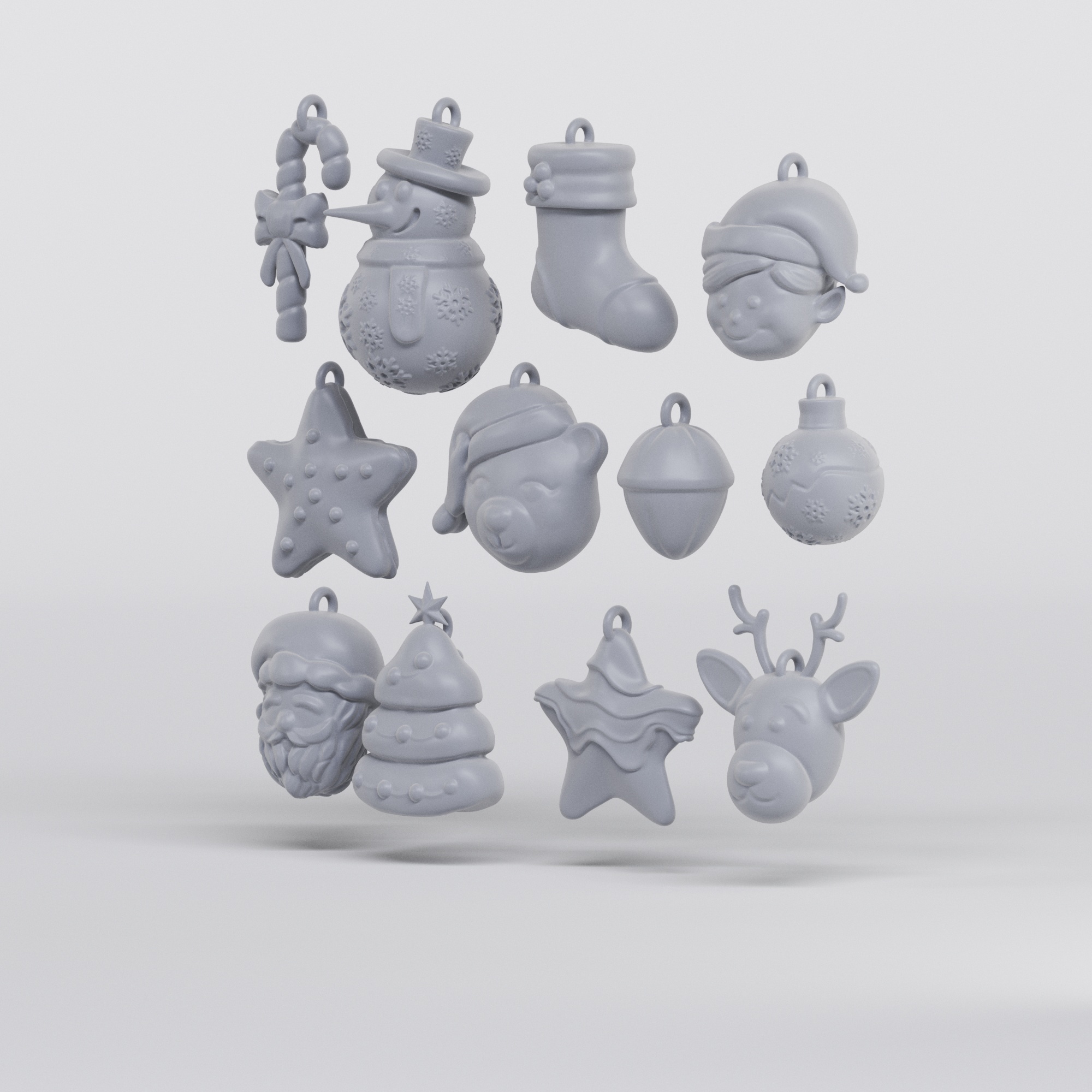 CHRISTMAS TREE DECORATIONS | 3D models download | Creality Cloud
