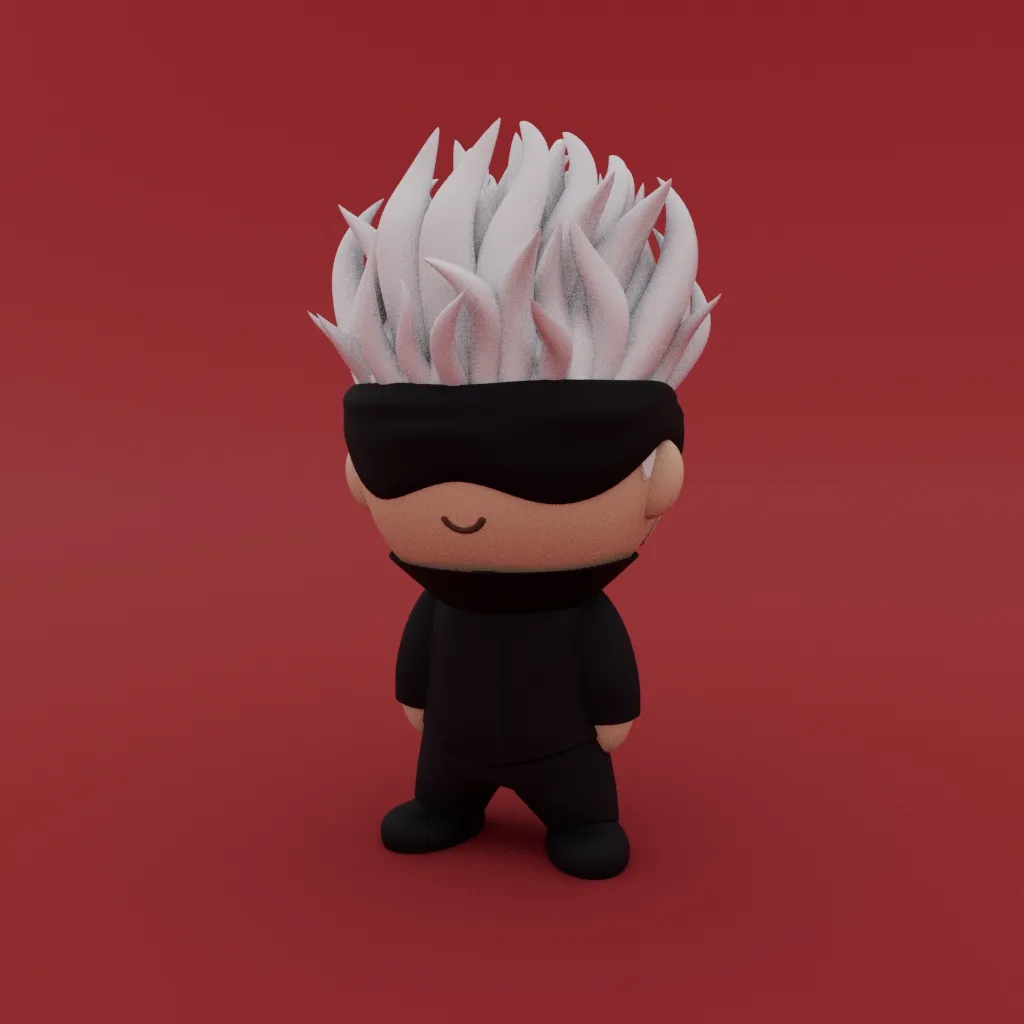 Cute Little Satoru Gojo ( Jujutsu Kaisen ) | 3D models download ...