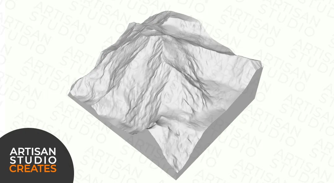 Other STL Download - Denali Alaska | STL File - 3D Topographic Modelby ...
