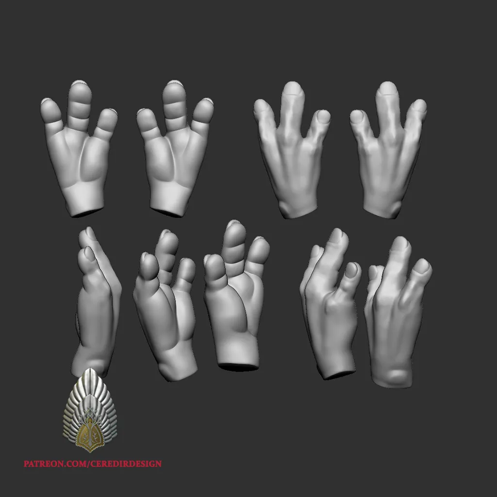 Other STL Download - Ewok Doll Limbs 3d Digital File Downloadby ...