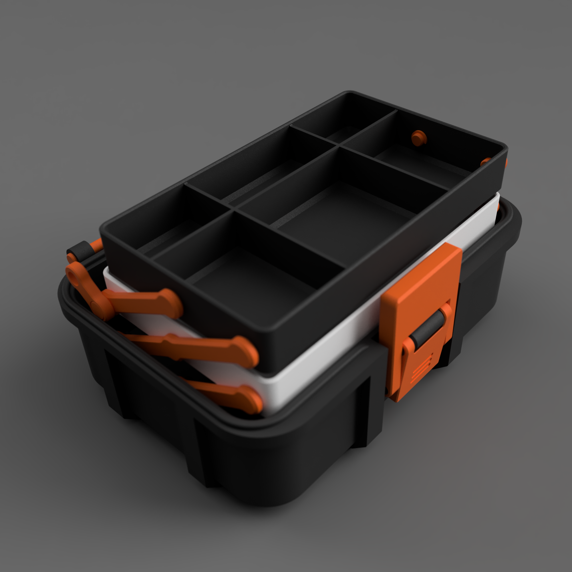 MEGA RESISTANT MECHANICAL BOX WITH DIVIDERS | 3D models download | Creality Cloud