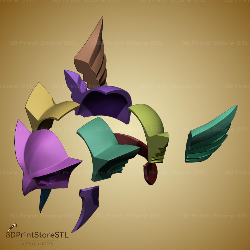 Hawkgirl Helmet From DC Comics - Cosplay | 3D models download ...