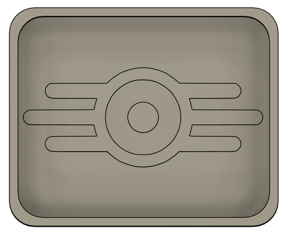 EASY TO PRINT, VAULT-TEC LOGO, FALLOUT, COIN DUMP TRAY | 3D models ...
