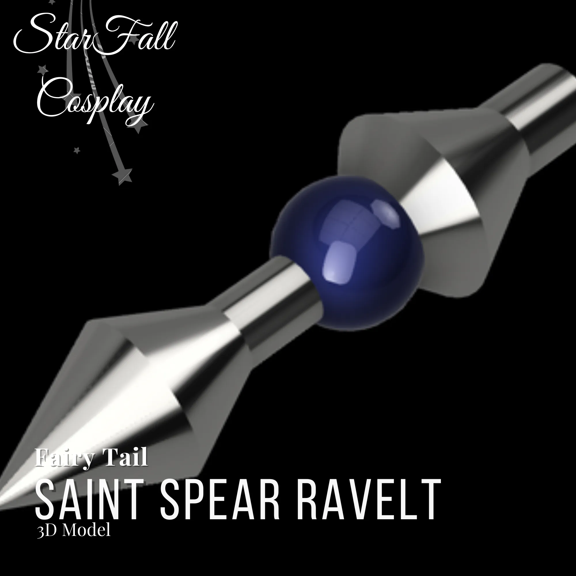 Cosplay STL Download - Saint Spear Raveltby StarFall Cosplay