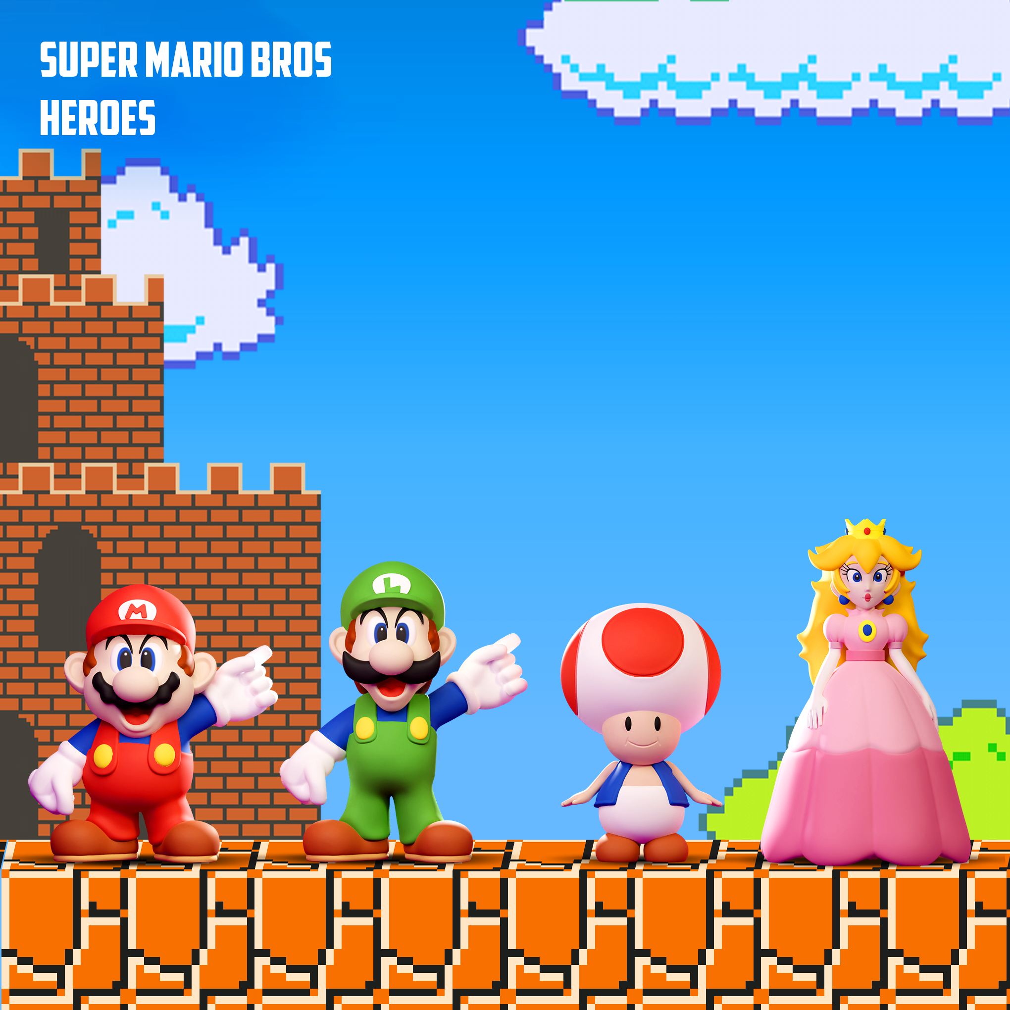Super Mario / Héroes | 3D modeller indir | Creality Bulutu