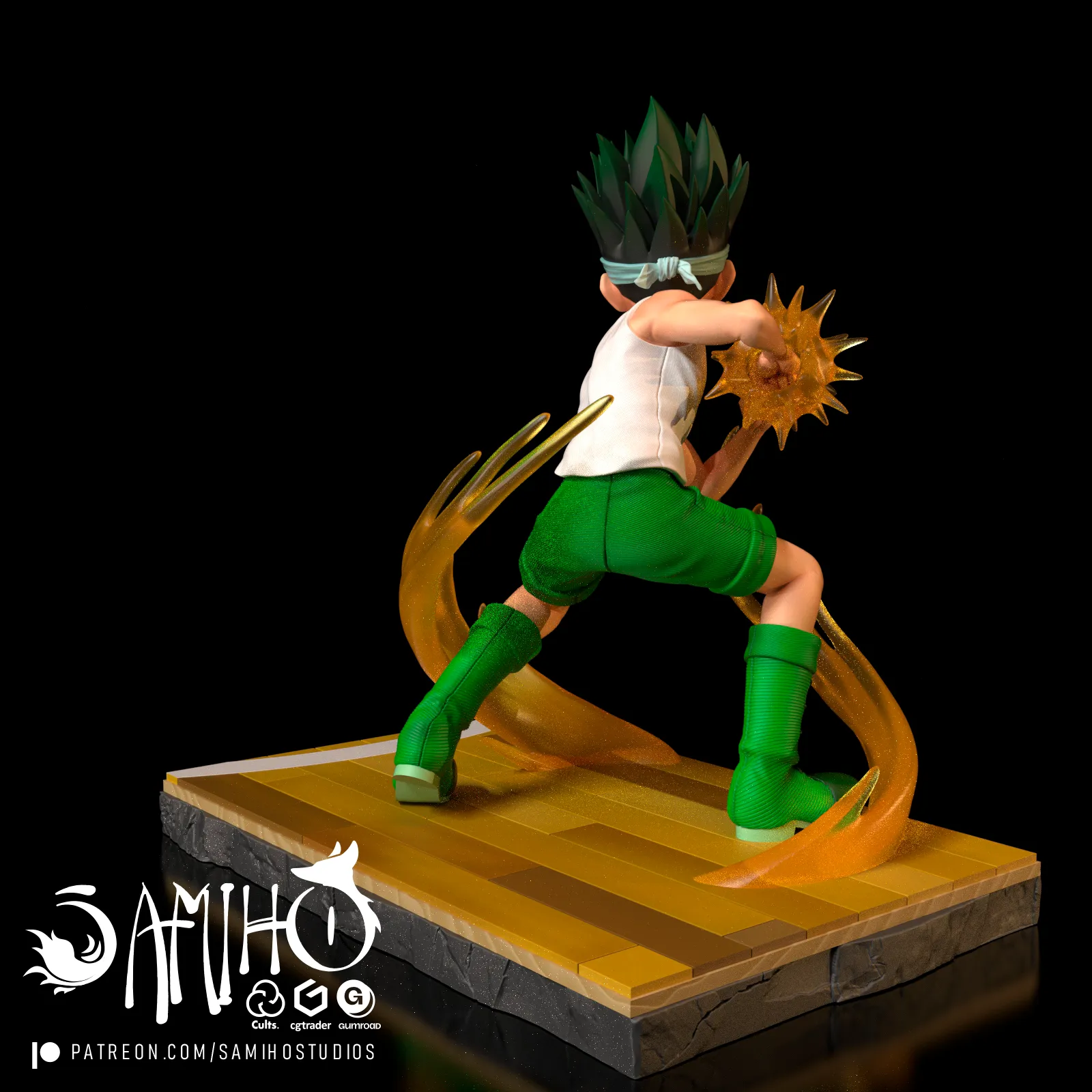 Samiho Studios - Gon Freecss: STLs ready for printing | 3D models ...