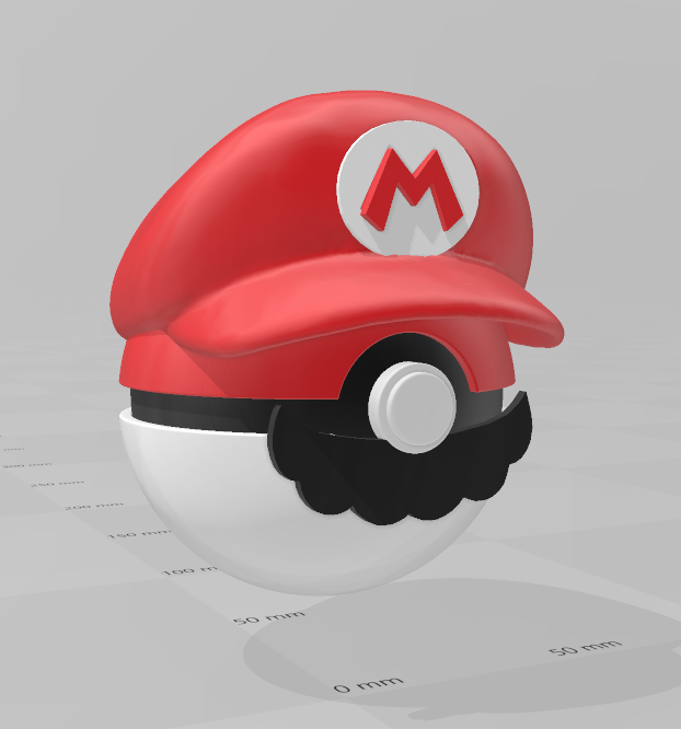 Super Mario Pokeball | 3D models download | Creality Cloud