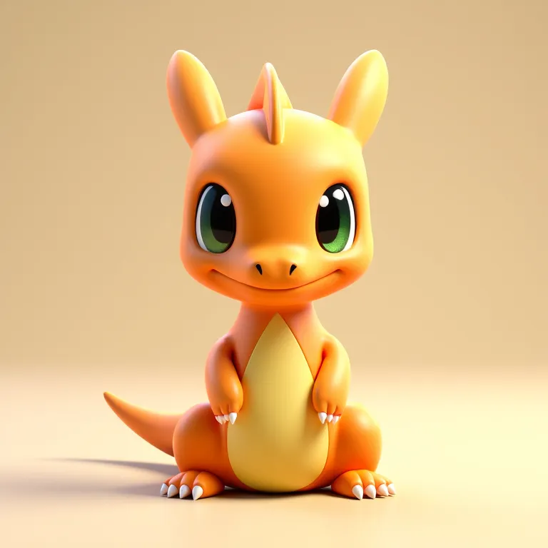 Characters & Creatures STL Download - Cute Little Dragonby Cad Kings