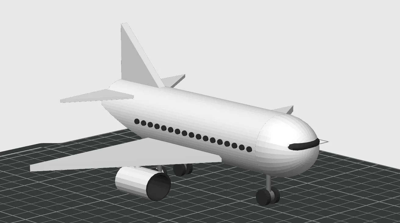 3D Printer Files | 3MF File | Airplane model | Creality Cloud