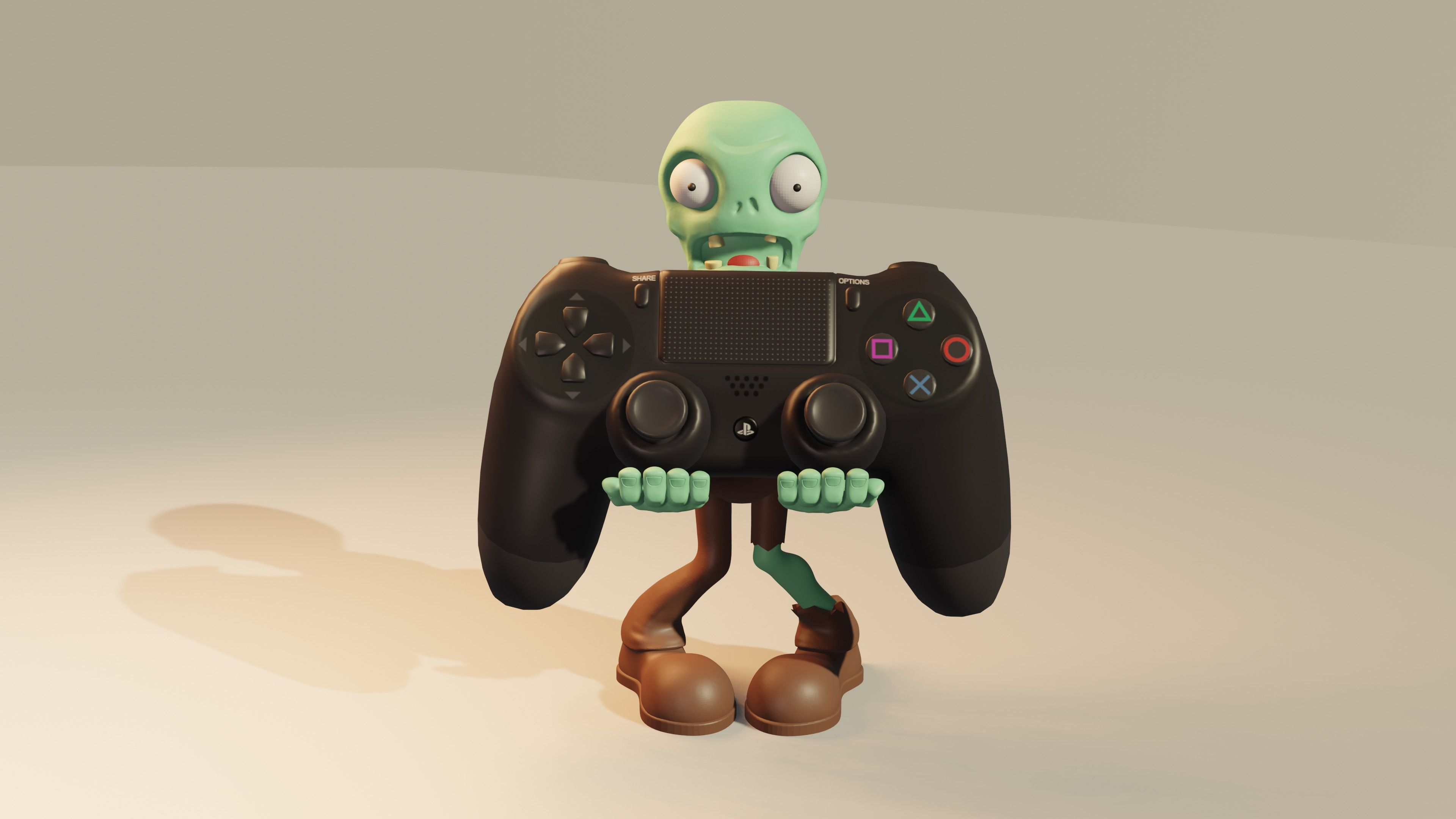 CONTROLLER HOLDER / JOYSTICK PLANTA VS ZOMBIES | 3D models download ...