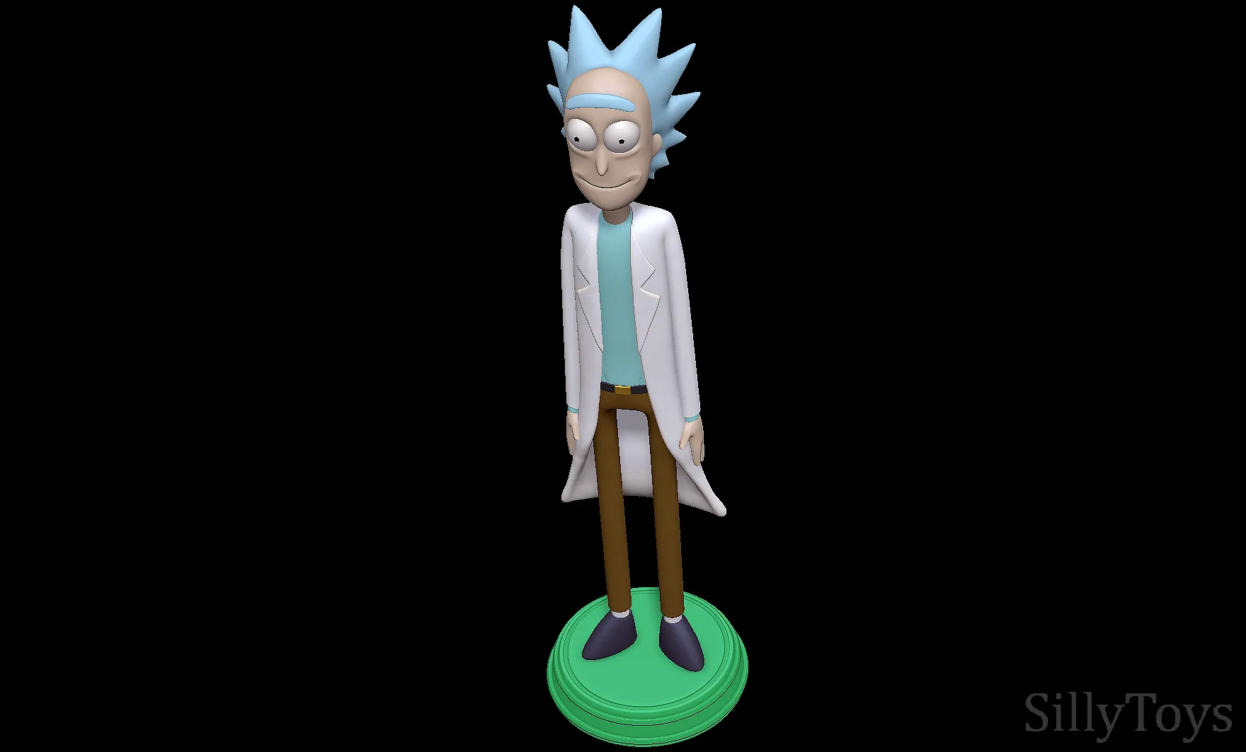Characters Creatures Stl Download Rick Sanchez Rick And Mortyby