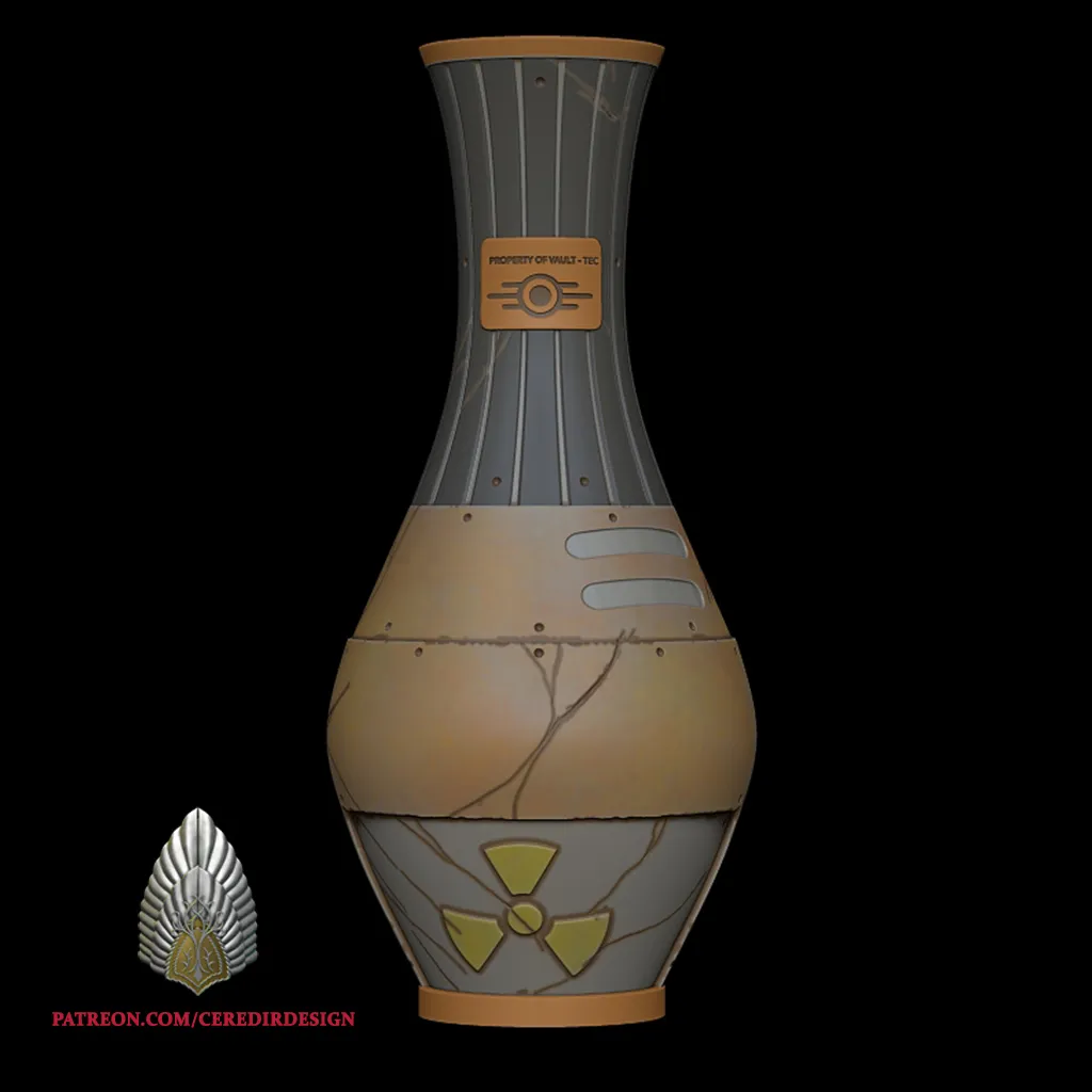 Sculptures & Artworks STL Download - Fallout VAse 3d digital downloadby ...