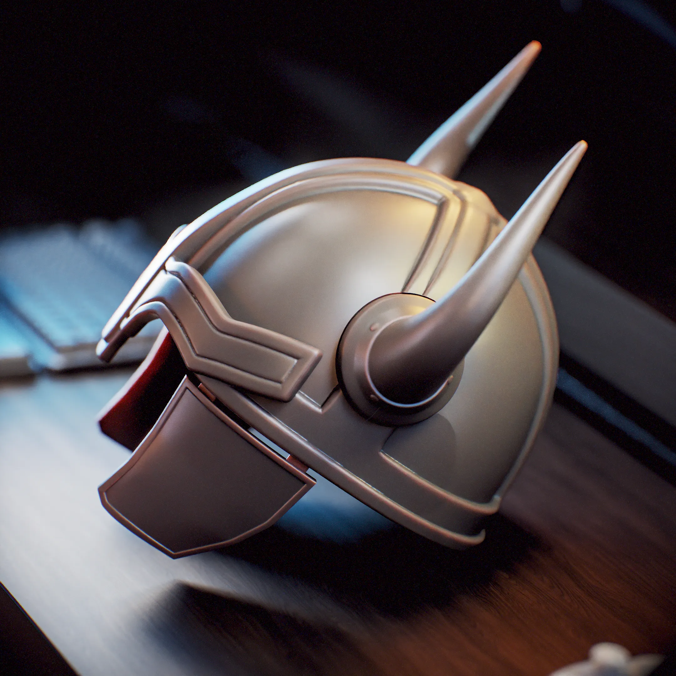 Cosplay STL Download - Real size Viking Helmet split by partsby ...
