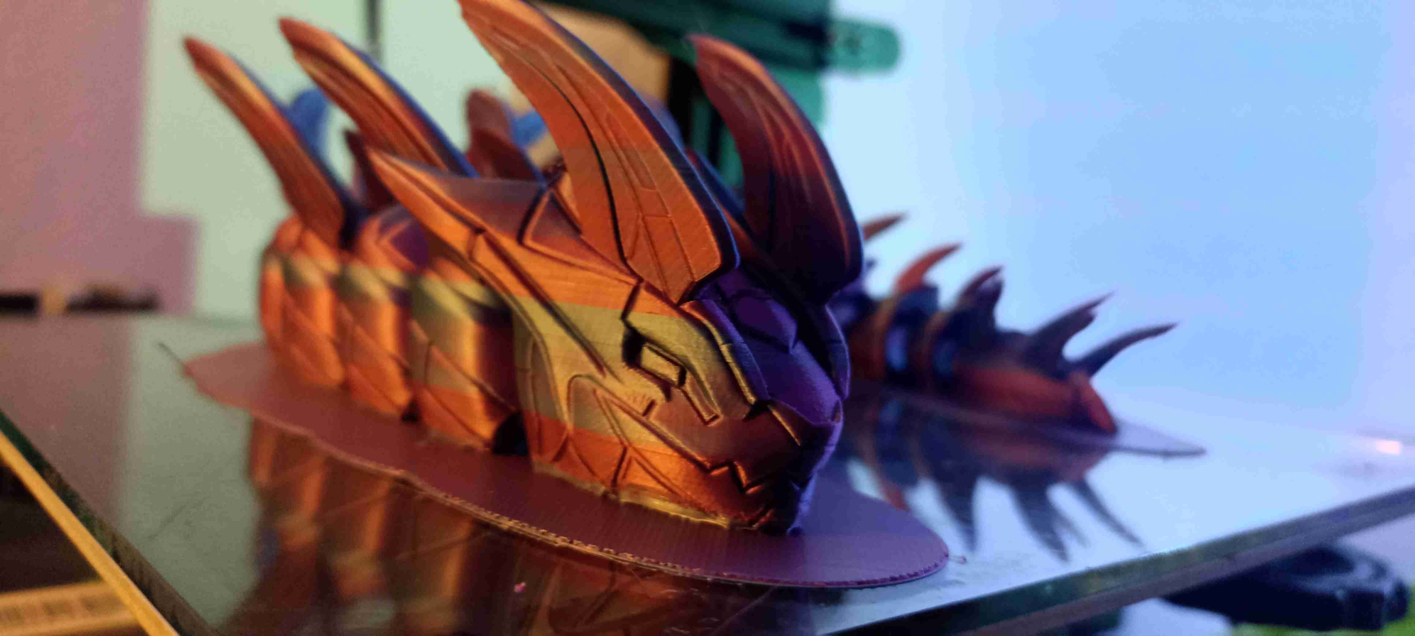 Mecha Dragon Long version | 3D models download | Creality Cloud