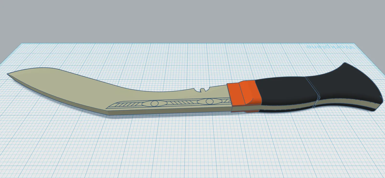 15 Inch Sirupati Khukuri | 3D models download | Creality Cloud