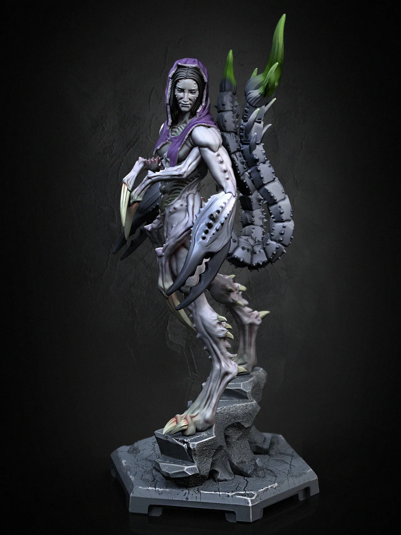 Characters & Creatures STL Download - Najra Scorpioness - BOSSby Dragun ...