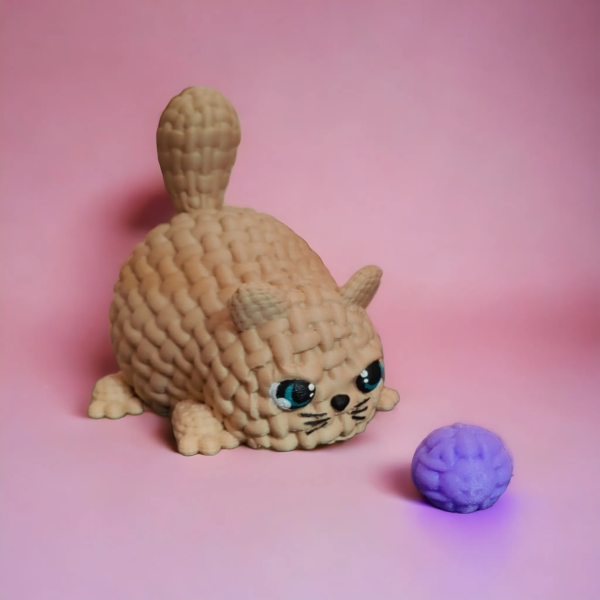 Other STL Download - Crochet Cat Piggy Bank ( No Support )by 3DJPDESIGNS