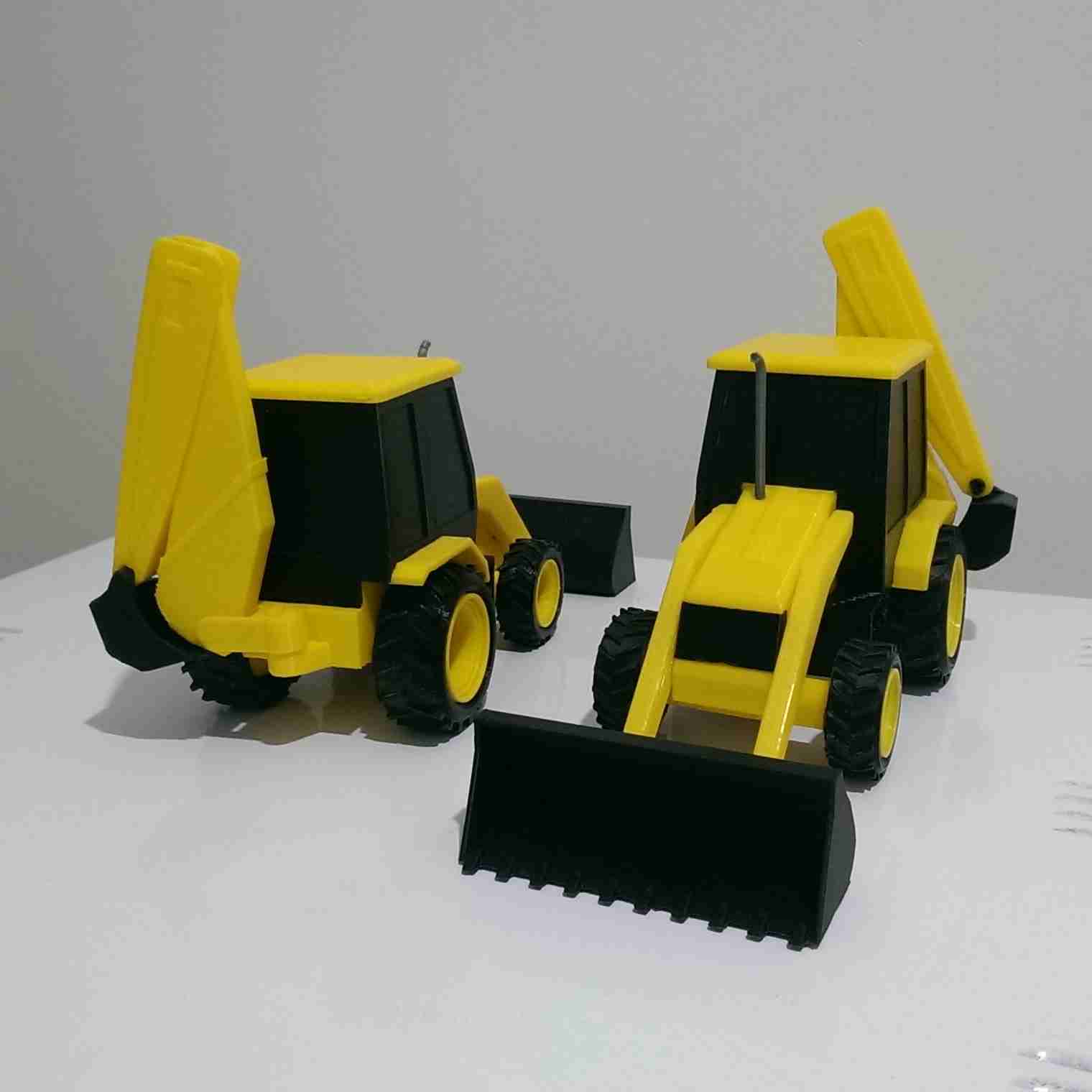 BACKHOE LOADER | 3D models download | Creality Cloud
