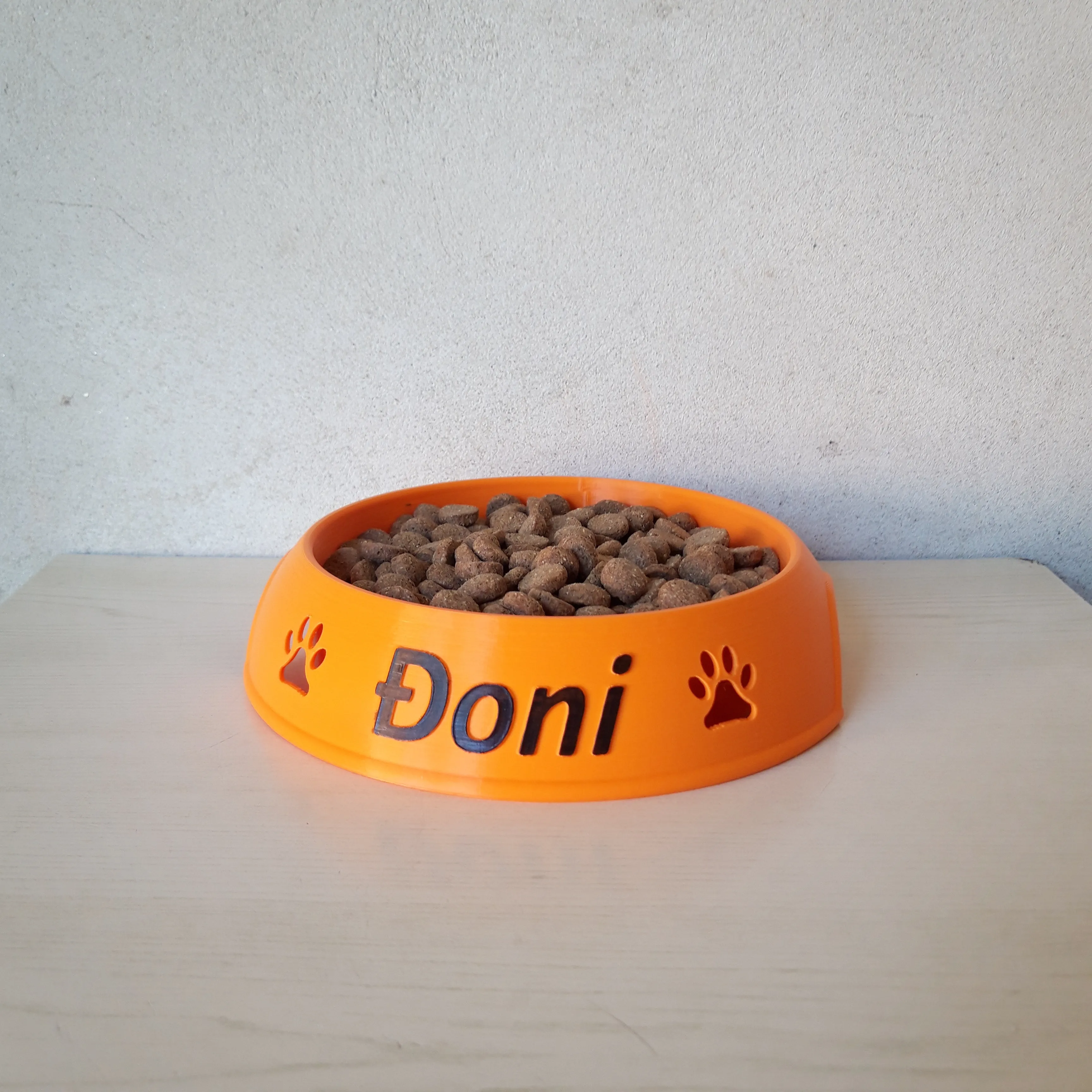 Pets STL Download - Dog bowls with namesby Vuki Production
