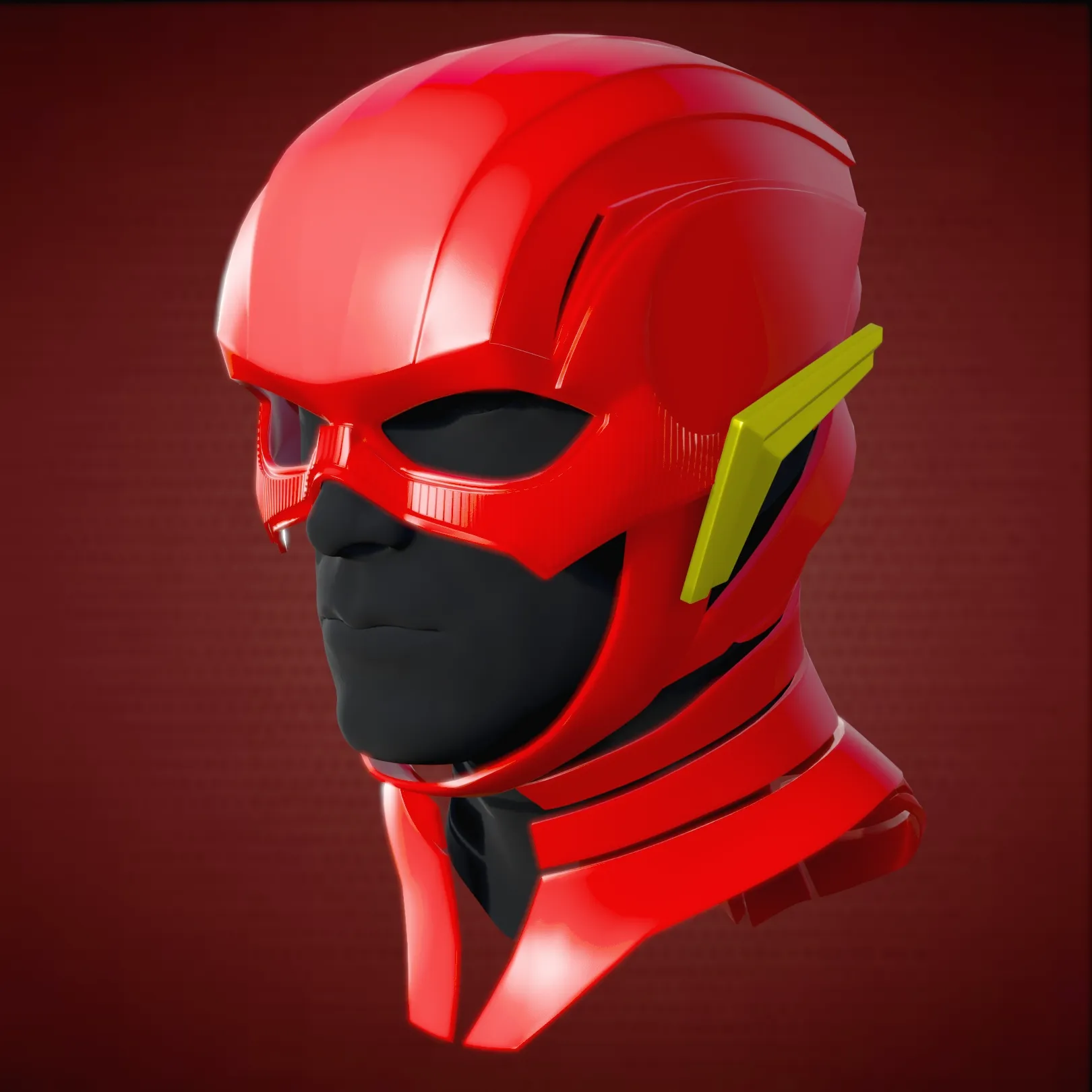 3D Printer Files | 3MF File | Flash Helmet Cosplay - Multi-Part Model ...
