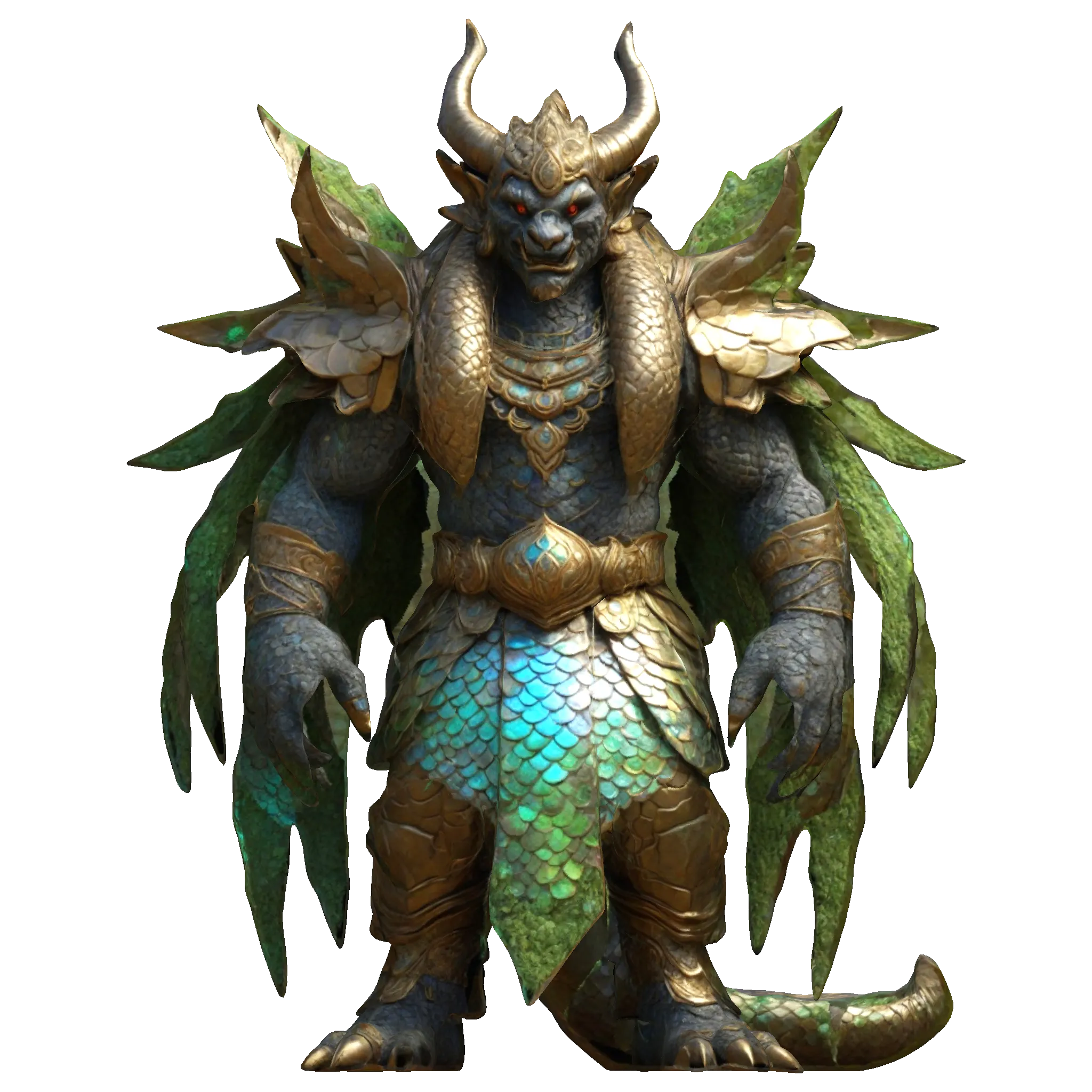 Characters & Creatures STL Download - Draconian Guardianby MR AnyCAD
