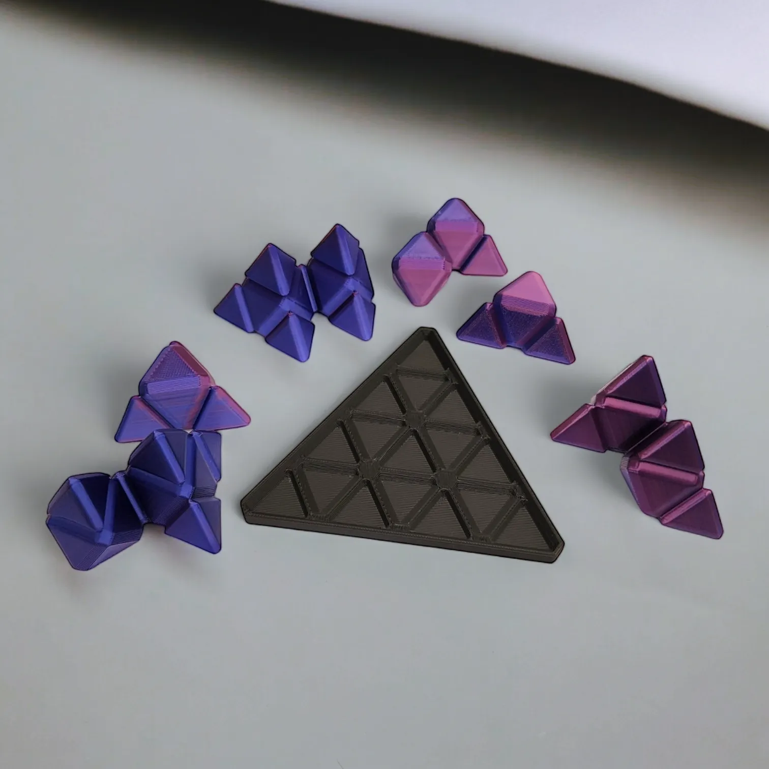 Board Games & Card Games STL Download - Trinity Pyramid Puzzleby jajaum3d