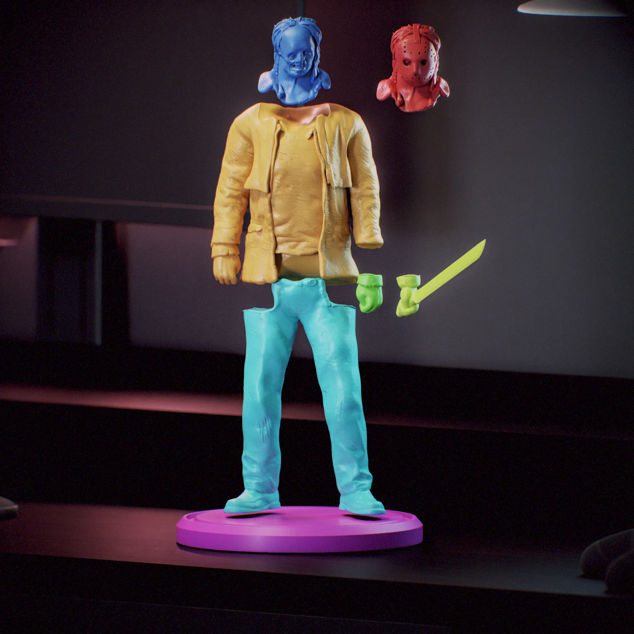 Characters & Creatures STL Download - Jason Friday the 13 Jason Viernes ...