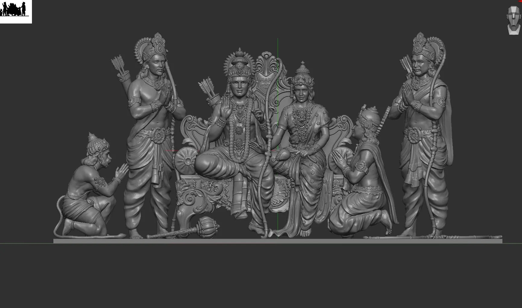 Familia Ram Lalla | 3D models download | Creality Cloud