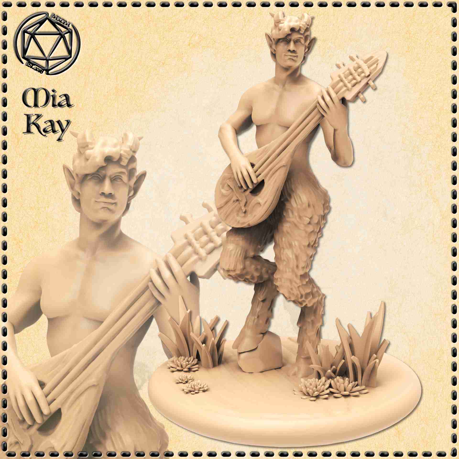 Bard Satyr | 3D models download | Creality Cloud