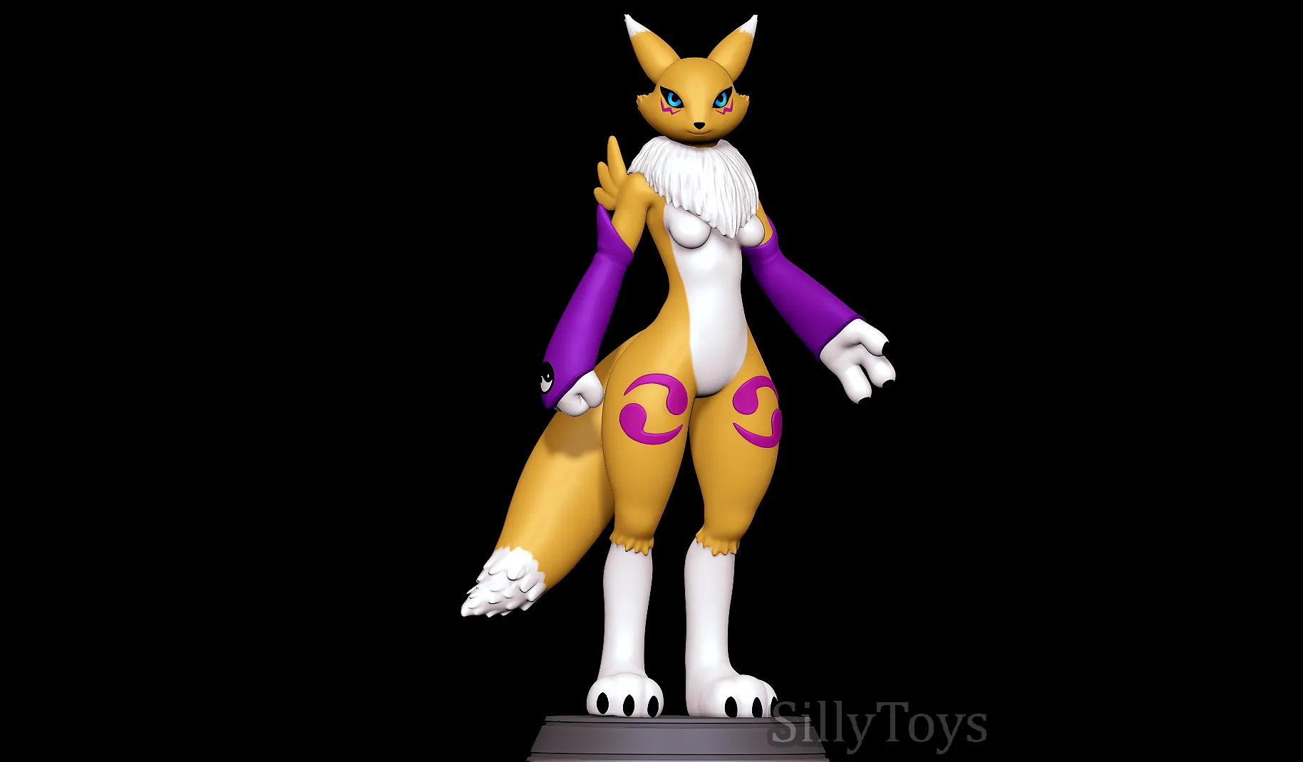 Characters & Creatures STL Download - Renamon - Digimonby SillyToys