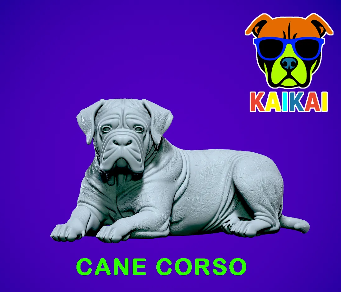 Other STL Descarga - Cane Corso lying - English Mastiff model - 3D ...
