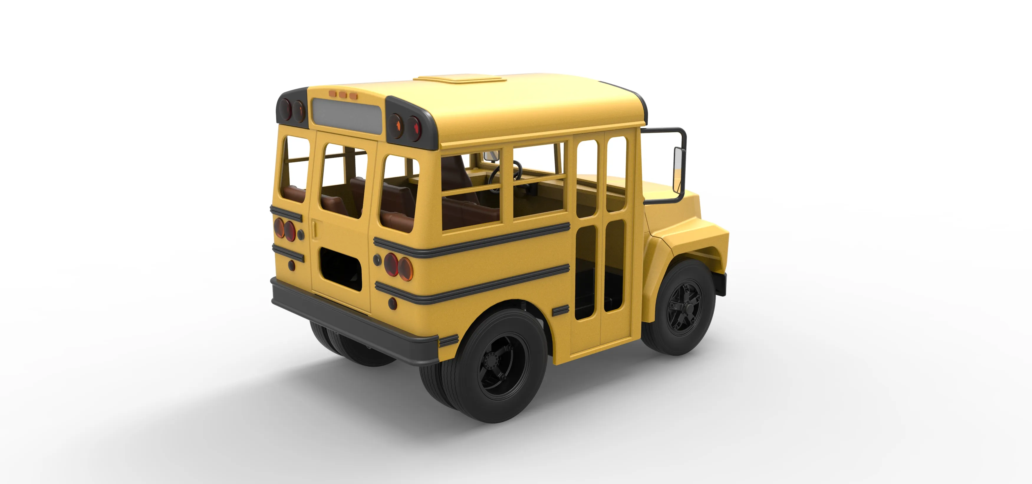 Other STL Download - Fun short School bus Scale 1:25by 3DTechDesign