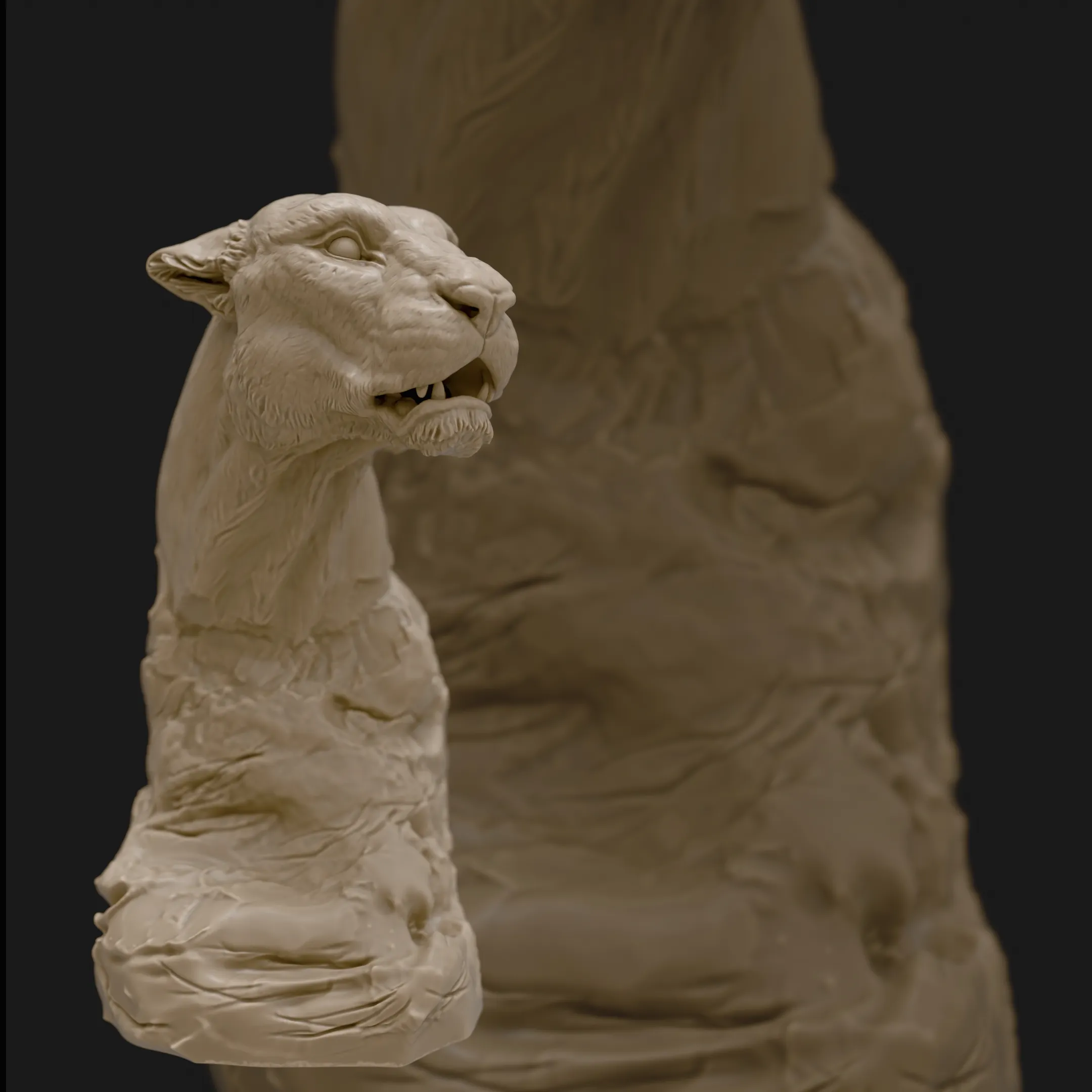 3D Printer Files | 3MF File | Leopard Bust: The Elegance of the Wild ...