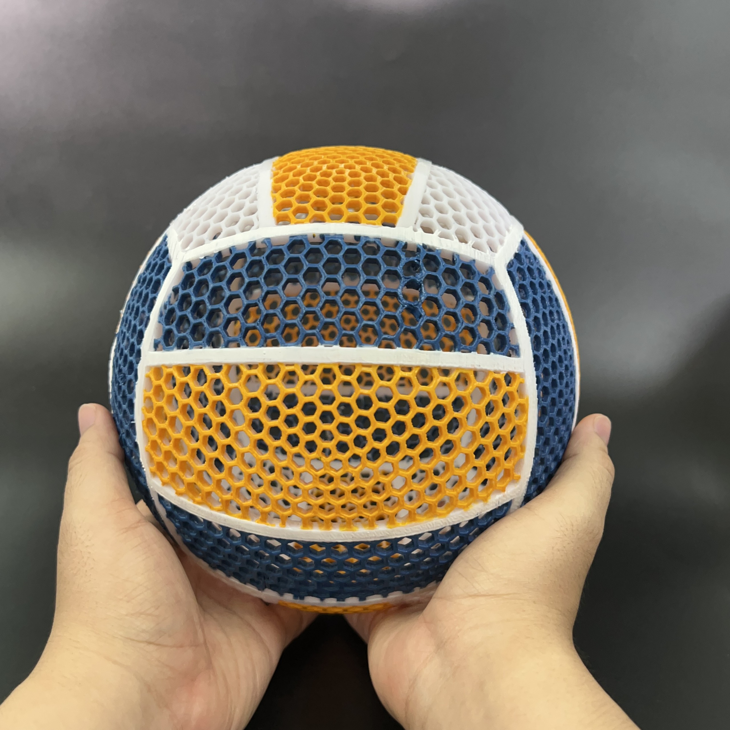 AIRLESS VOLLEYBALL - STL & 3MF MULTICOLOR | 3D models download ...