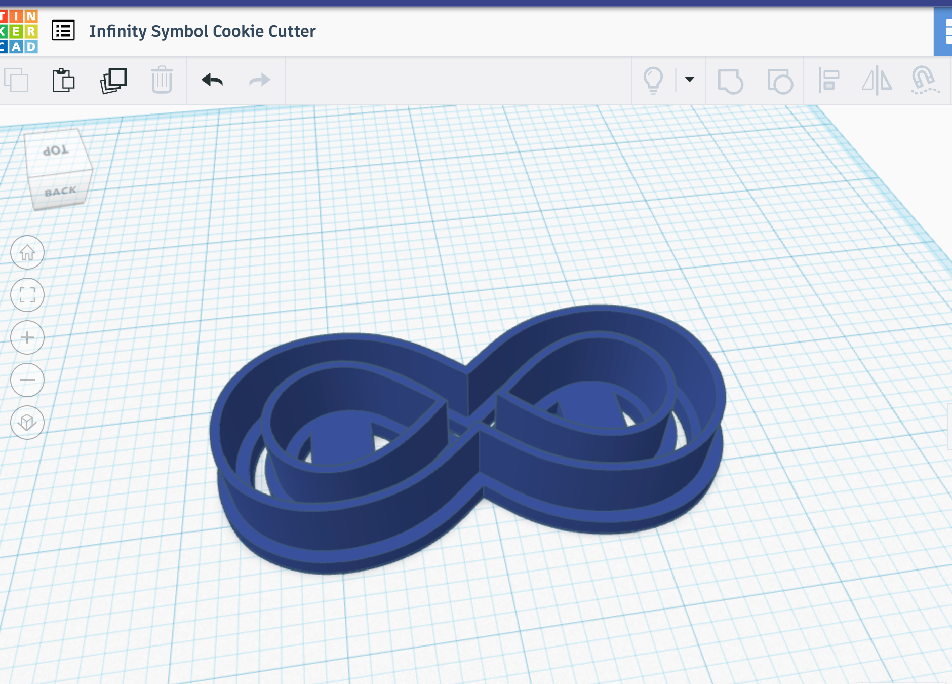 Infinity Symbol Cookie Cutter (Stimwares) | 3D models download ...