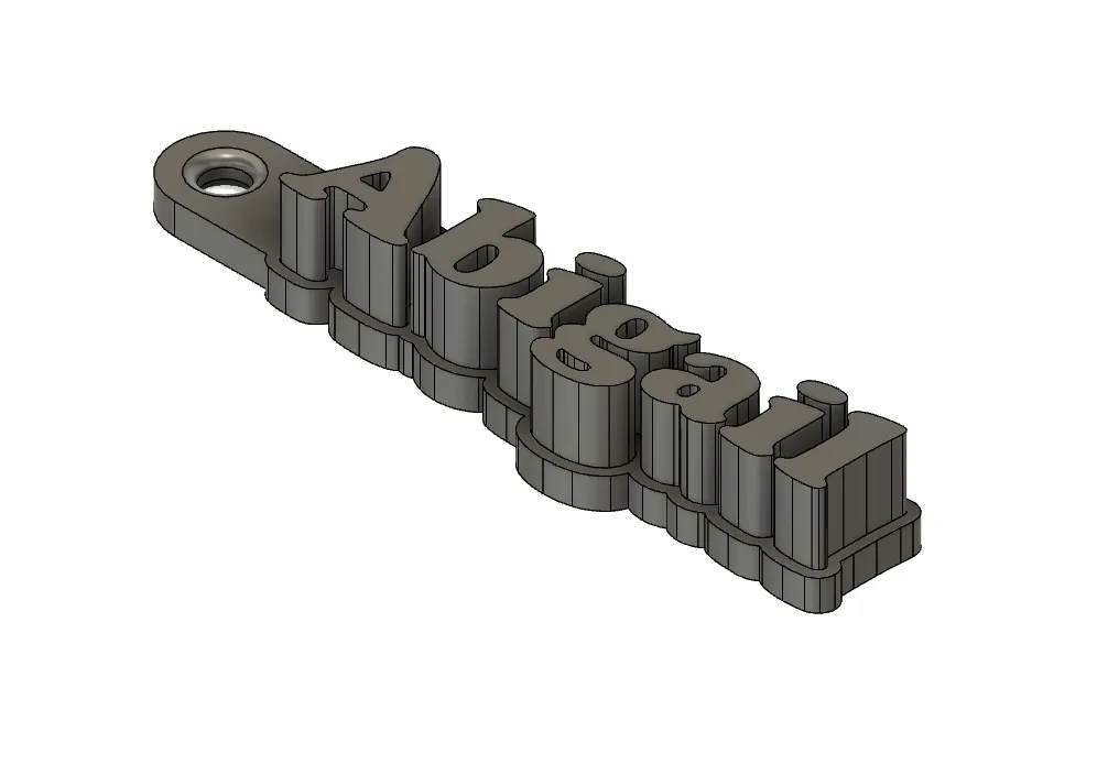 Jewelry & Accessories STL Download - Abigail Keychain / Keyringby Trash ...