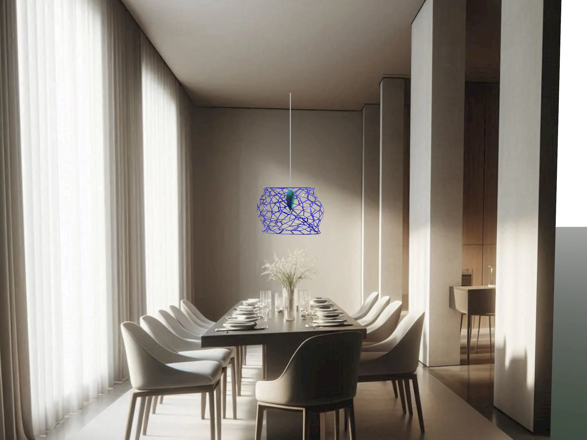 3D Printer Files | 3MF File | Fluid Voronoi Lamp | Creality Cloud