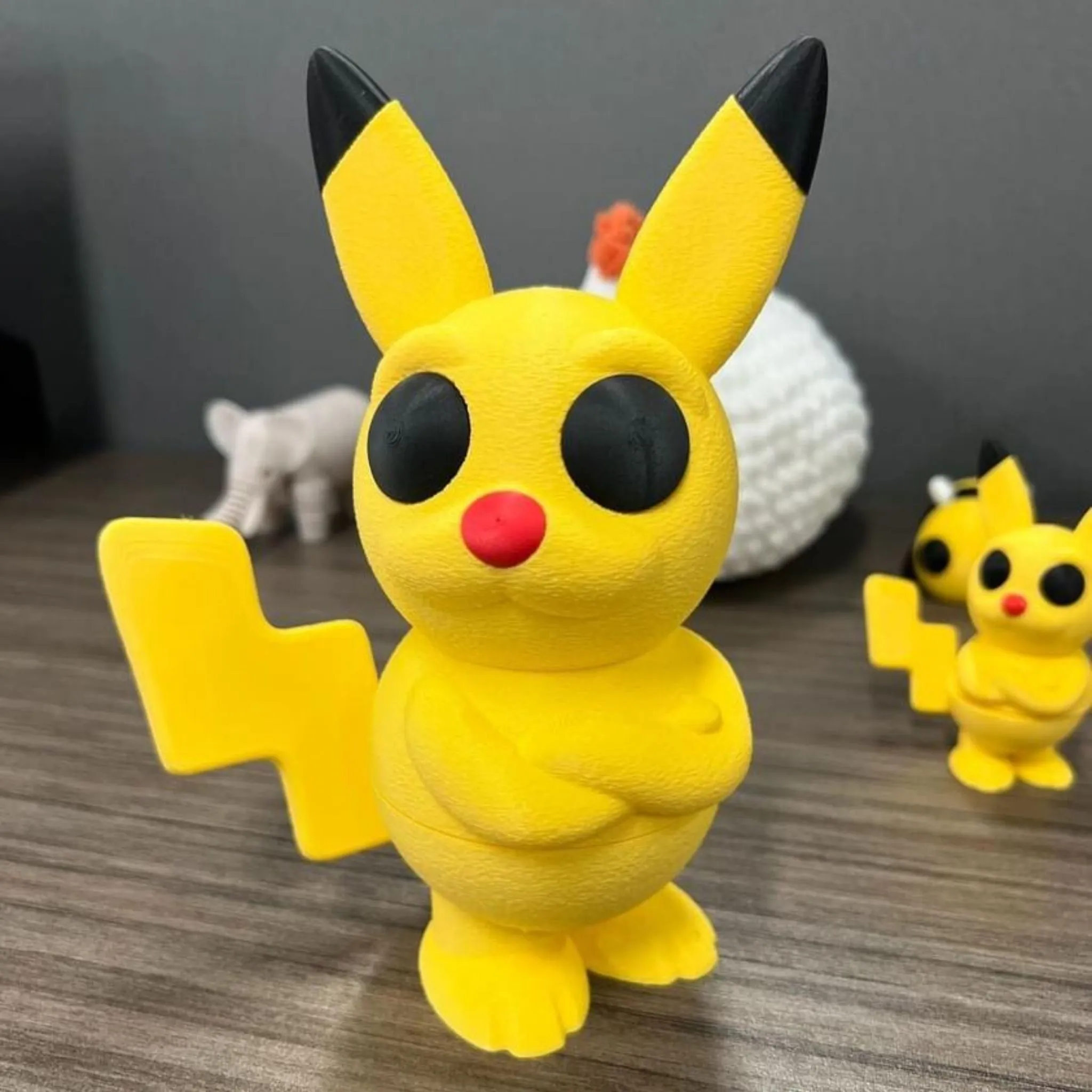 Other STL Download - RABBIT PIKACHU - DIVIDIDO POR COLORESby Aslan3D